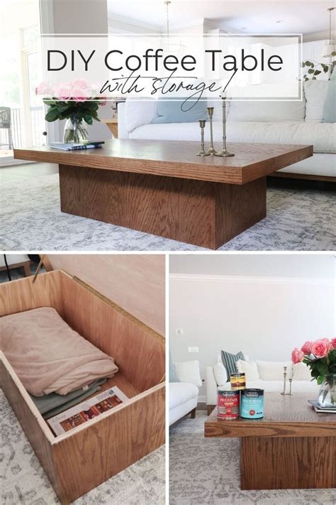 Diy Coffee Table With Storage Artofit