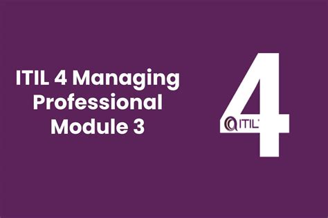 Itil 4 Managing Professional Module 3 Computer Tech Reviews
