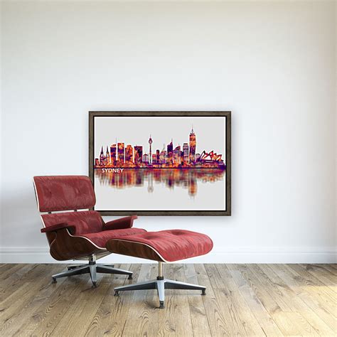 Sydney Australia Skyline By Towseef Dar Wall Art