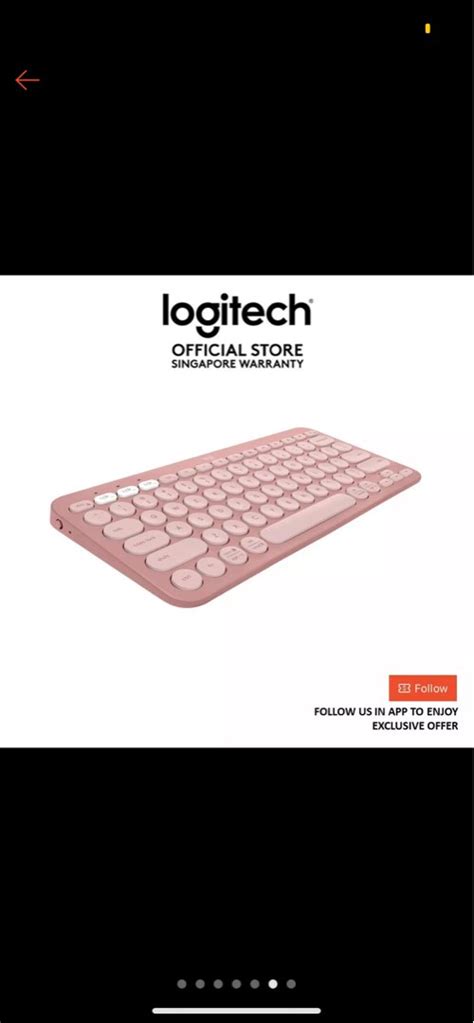 Logitech Pebble Keys 2 K380S Multi Device Bluetooth Keyboard Multi Connectivity Lightweight
