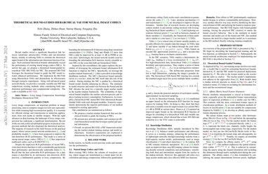 Theoretical Bound Guided Hierarchical VAE For Neural Image Codecs