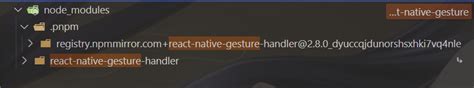 React Native Gesture Handler Will Have Many Instances In Pnpm Project