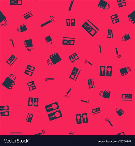 Set Casting Keys Crowbar Safe Combination Lock Vector Image