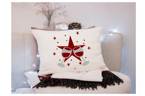 Cheers Wine Glasses And Stars Svg Dxf Eps Png