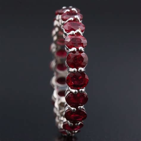 14k Ruby Eternity Ring Ebth