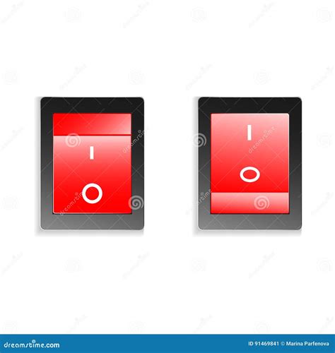 Switch On Off Stock Vector Illustration Of Button Icon 91469841