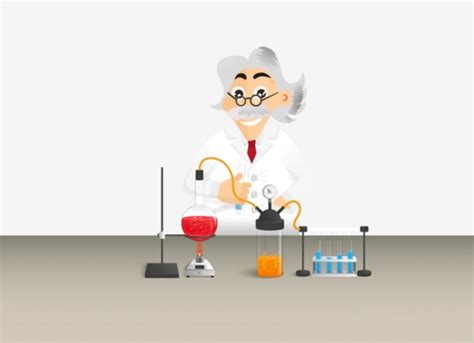卡通 手繪 精美 插畫 科學研究 科學研究實驗室插畫 裝飾圖案向量圖案素材免費下載，png，eps和ai素材下載 Pngtree