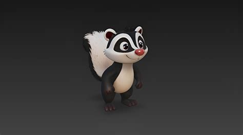 Stylized Skunk 4k Pbr Fab