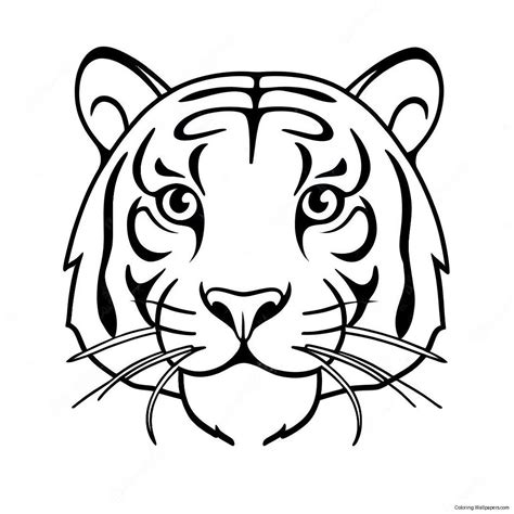 Cincinnati Bengals Tiger Head Coloring Page 40174 31751