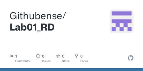 Github Githubense Lab01 Rd
