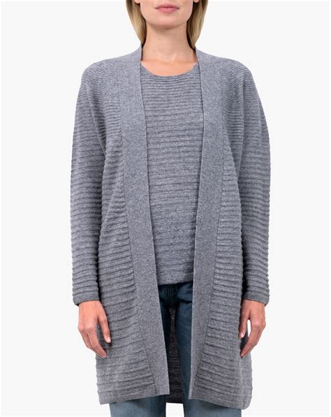 Ladies Long Cashmere Degradé Cardigan Maisoncashmere