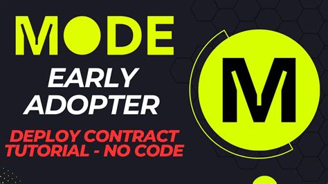 Mode Network On Optimism Early Adopter Airdrop How To Deploy Smart