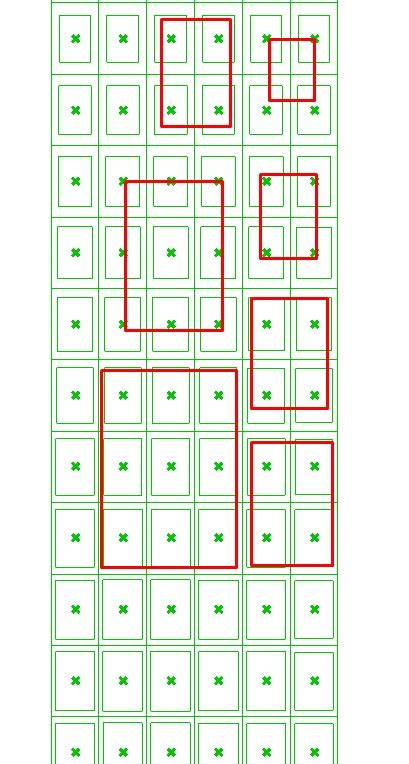 parametric attractor pattern not limited to grid centers grasshopper