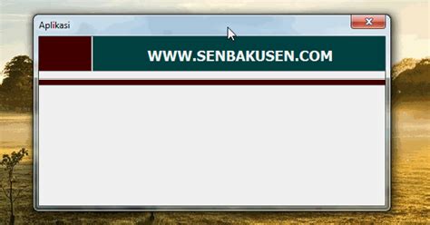 Sembunyikan Userform Caption Application Title Vba Excel Kampus Office