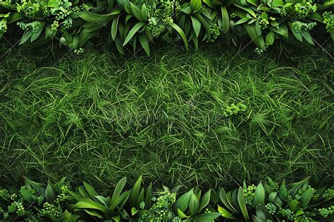 Illustration Of Top View Of Grass Field Texture High Resolution High