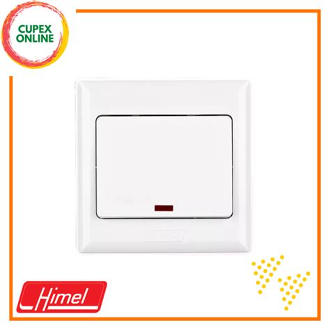 Himel Advance Series 20a 1 Gang Double Pole 2 Way Switch With Neon Lazada