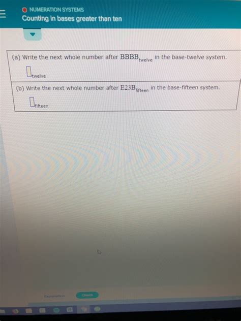 Solved O Numeration Systems Counting In Bases Greater Than