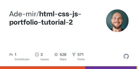 Html Css Js Portfolio Tutorial 2indexhtml At Main · Ade Mirhtml Css