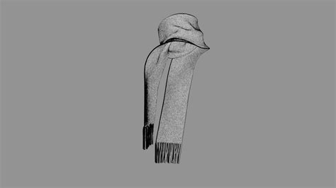 Artstation Scarf High Neck Collar Resources
