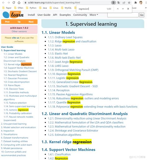 Python Sklearn Svr回归模型 Sklearn 回归算法flybirdfly的技术博客51cto博客