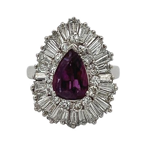Ruby And Diamond Ballerina Ring For Sale At 1stdibs