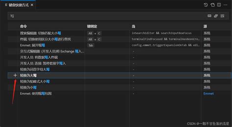 【vscode】自定义转换大小写快捷键 vscode大小写转换快捷键 csdn博客