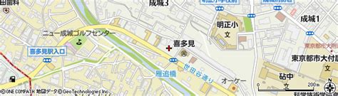 東京都世田谷区成城3丁目19の地図 住所一覧検索｜地図マピオン