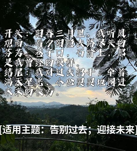 开场即惊艳的作文开头结尾，真的很神仙 知乎