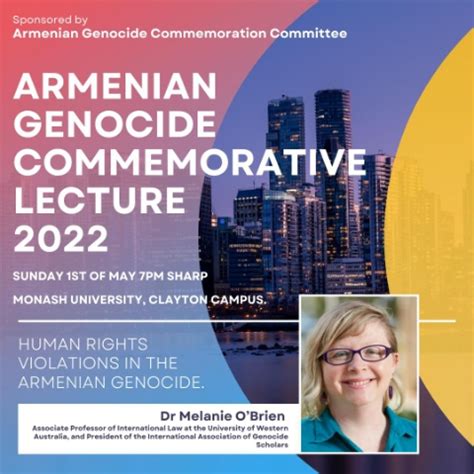 Armenian Genocide Commemorative Lecture 2022 Aginian Armenian School