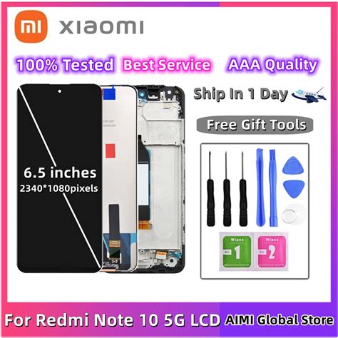 Aaa Quality For Xiaomi Redmi Note 10 5g Lcd Display Touch Screen