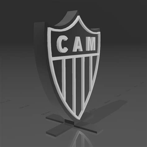 Stl File Clube AtlÉtico Mineiro Logo・model To Download And 3d Print・cults