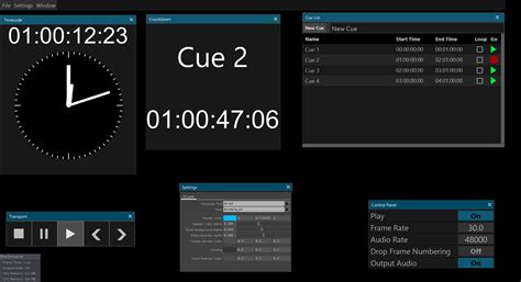 LTC Timecode Generator Application Shared Tox Components TouchDesigner Forum