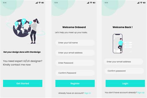 Do Mobile App Design Or Mobile App Ui Ux Design Wireframes Prototype