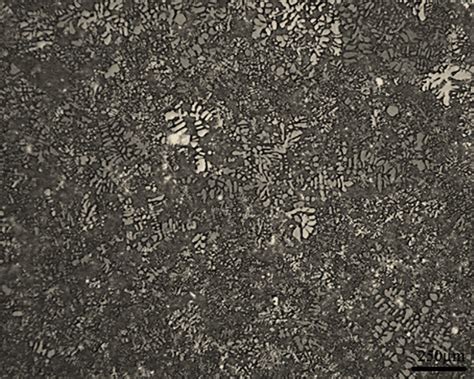 Typical Dendritic Grain Structure Of Cast Al Alloys Scale Shows 250 Mm Download Scientific