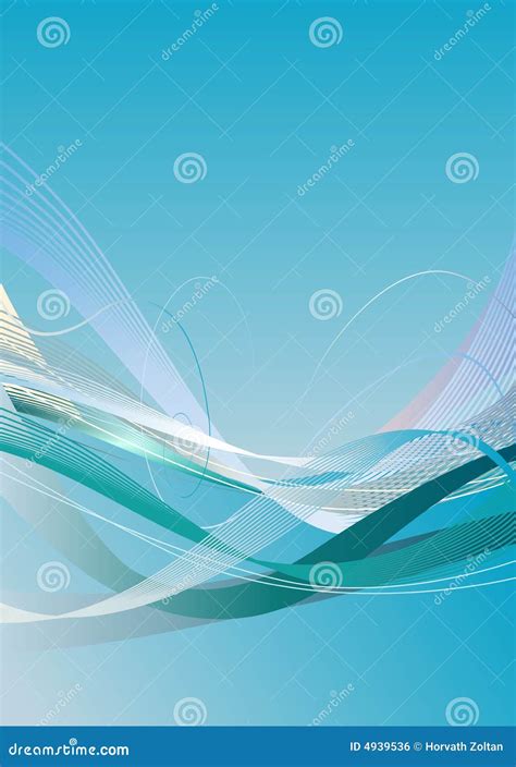 Flowing Waves Vector Illustration Stock Vector Illustration Of Blank