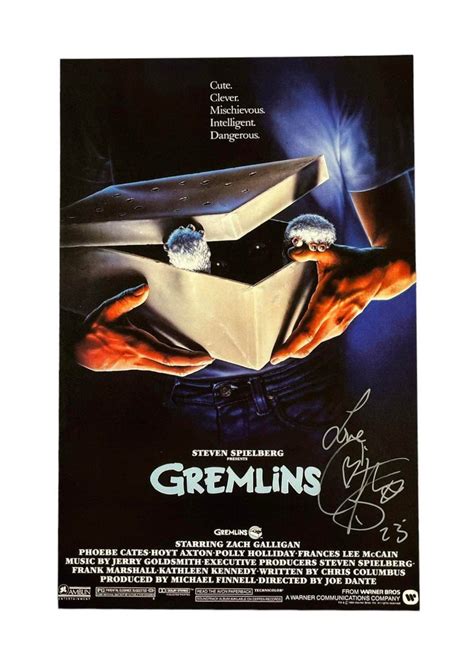 Corey Feldman Gremlins Autographed Mini Poster Icon Autographs