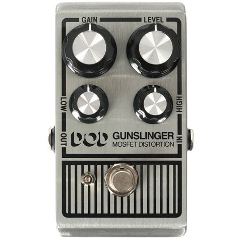 Dod Gunslinger Mosfet Distortion Effect Pedal Bax Music