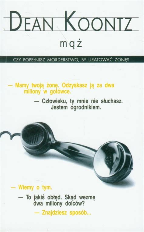 DEAN KOONTZ MĄŻ Tanowo Kup teraz na Allegro Lokalnie