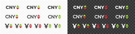 중국 위안 Cny 위쪽 및 아래쪽 화살표 통화 환율 벡터 디자인 외화와 환율은 그래픽 디자인을 중요하게 생각합니다 통화 거래