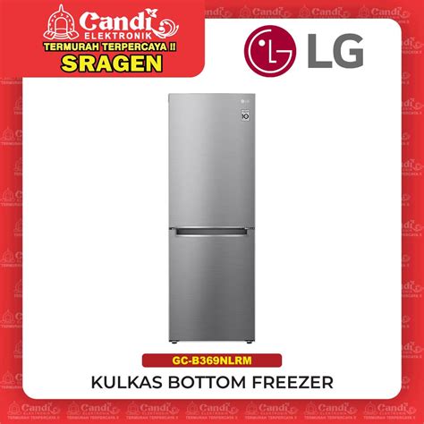 Jual LG Kulkas Pintu Bottom Freezer L GC B NLRM Shopee Indonesia