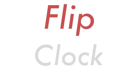 Github Dal Dosflipclock A Clock That Has An Alarm That You Must