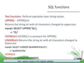 Sql Functions3 Pdf About The Function Of Sql PPT