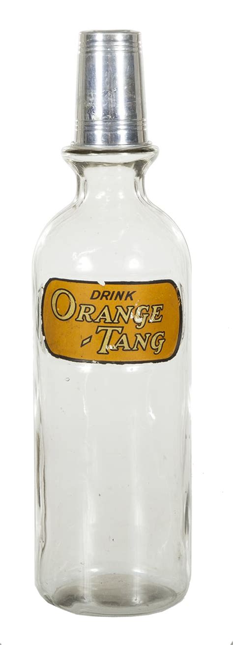 Orange Tang Syrup Bottle Antique Advertising