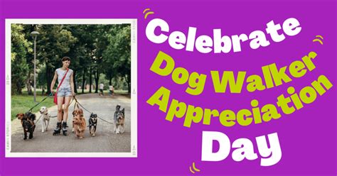 Walking The Walk Celebrating National Dog Walker Appreciation Day