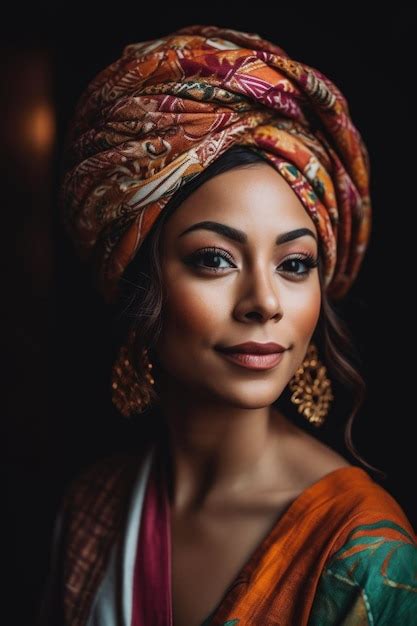 Premium Ai Image Shot Of A Beautiful Young Ethnic Woman Wearing
