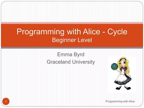 Programming With Alice The Coding Processcycle Pptx
