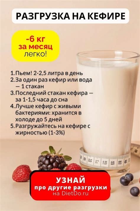 Разгрузочный день на кефире для похудения Nel 2025