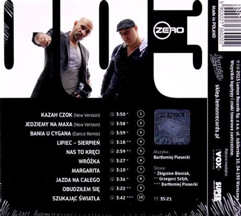 Zero CD Zero Muziek Bol