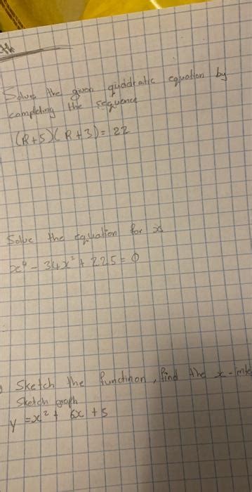Solved Selve The Gion Giddratic Equation By Complding The Chegg