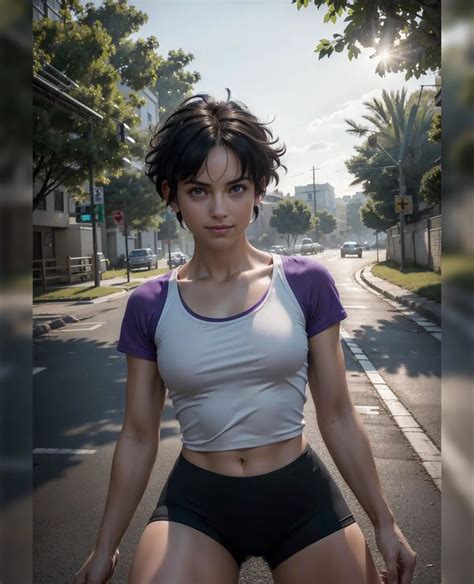 Dragon Ball Z Videl Es Traída A La Vida Como Una Bella Mujer En